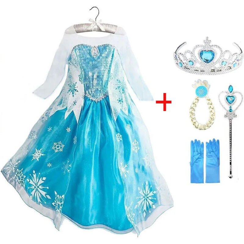 Платье Эльза для девочки 8T, elsa set8