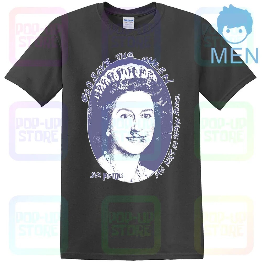 Футболка Sex Pistols God Save The Queen, черный, XXXL