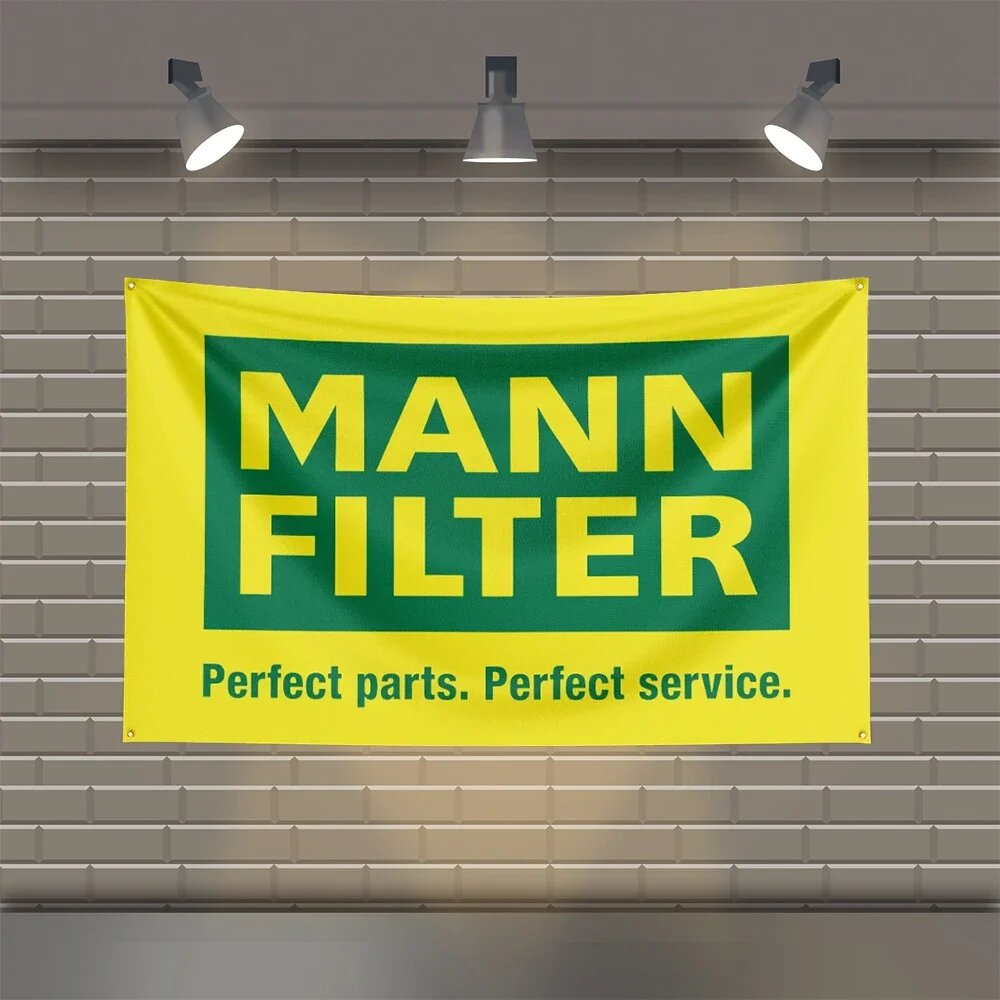 Флаги Mann Filters 3x5 футов полиэстер 90x150cm, ZZ2304