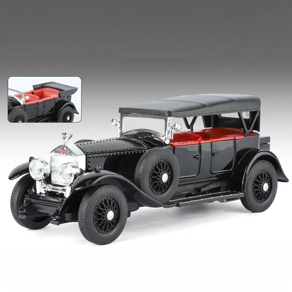 Модель автомобиля Rolls Royce Phantom I, черный, 1:32