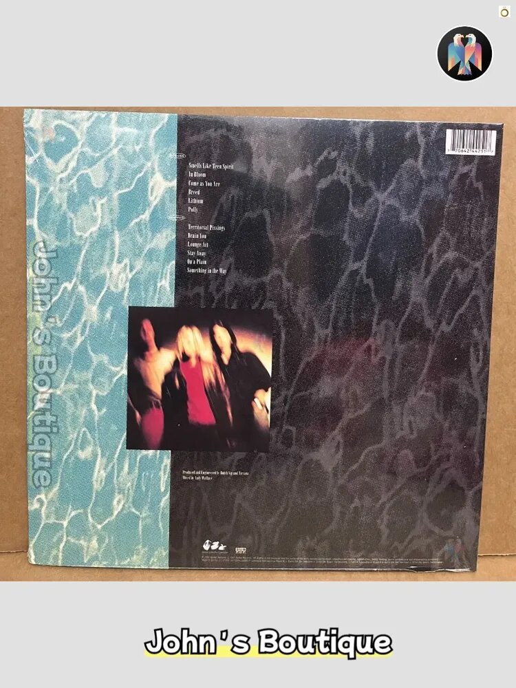 NIRVANA NeverMind LP Виниловая Пластинка 12 Дюймов, Зарубежная поп-музыка, США