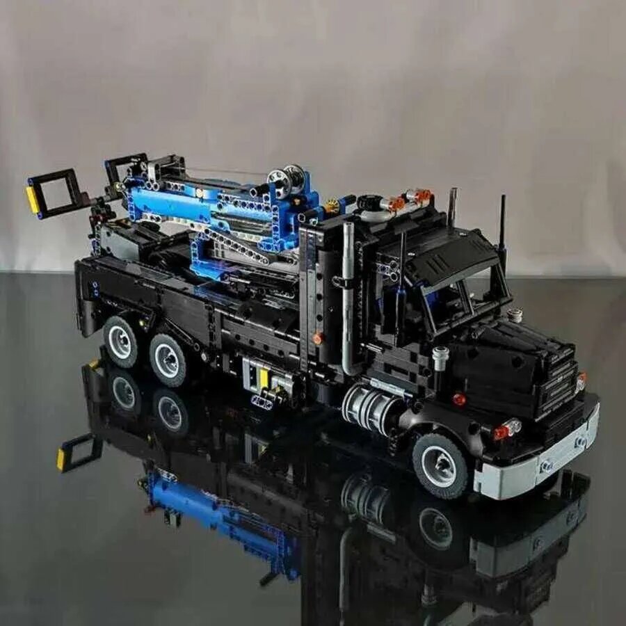 Блочный конструктор MOC-82276 Дорожный спасательный грузовик, пластик