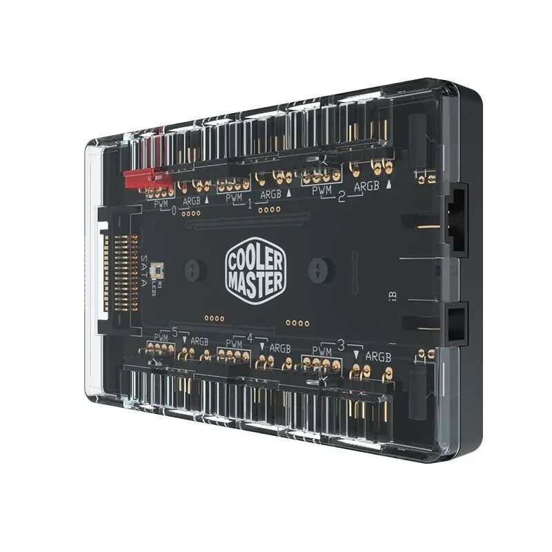 USB-концентратор COOLER MASTER с 6 портами, USB 3.0, USB Type-C, черный, 110 г