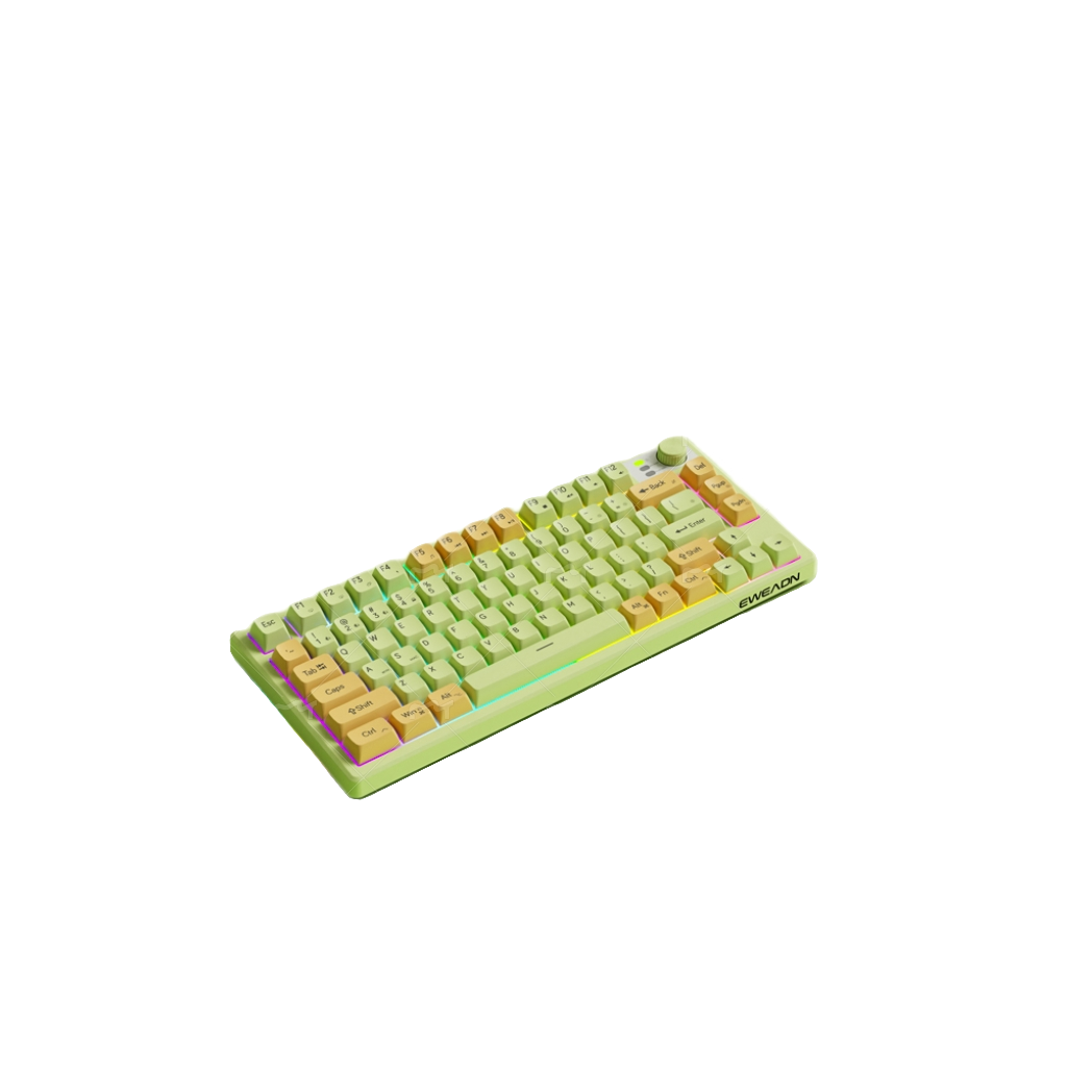 Тихая механическая клавиатура унисекс EWEADN V75 с RGB-подсветкой и беспроводной зарядкой, 5894471