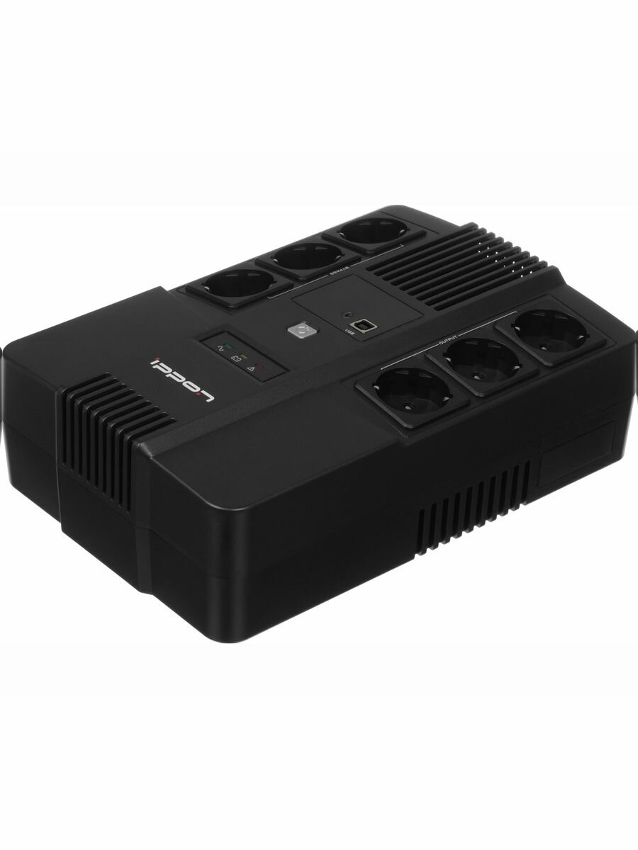 Источник бесперебойного питания Ippon Nut 650 360Вт 650ВА черный