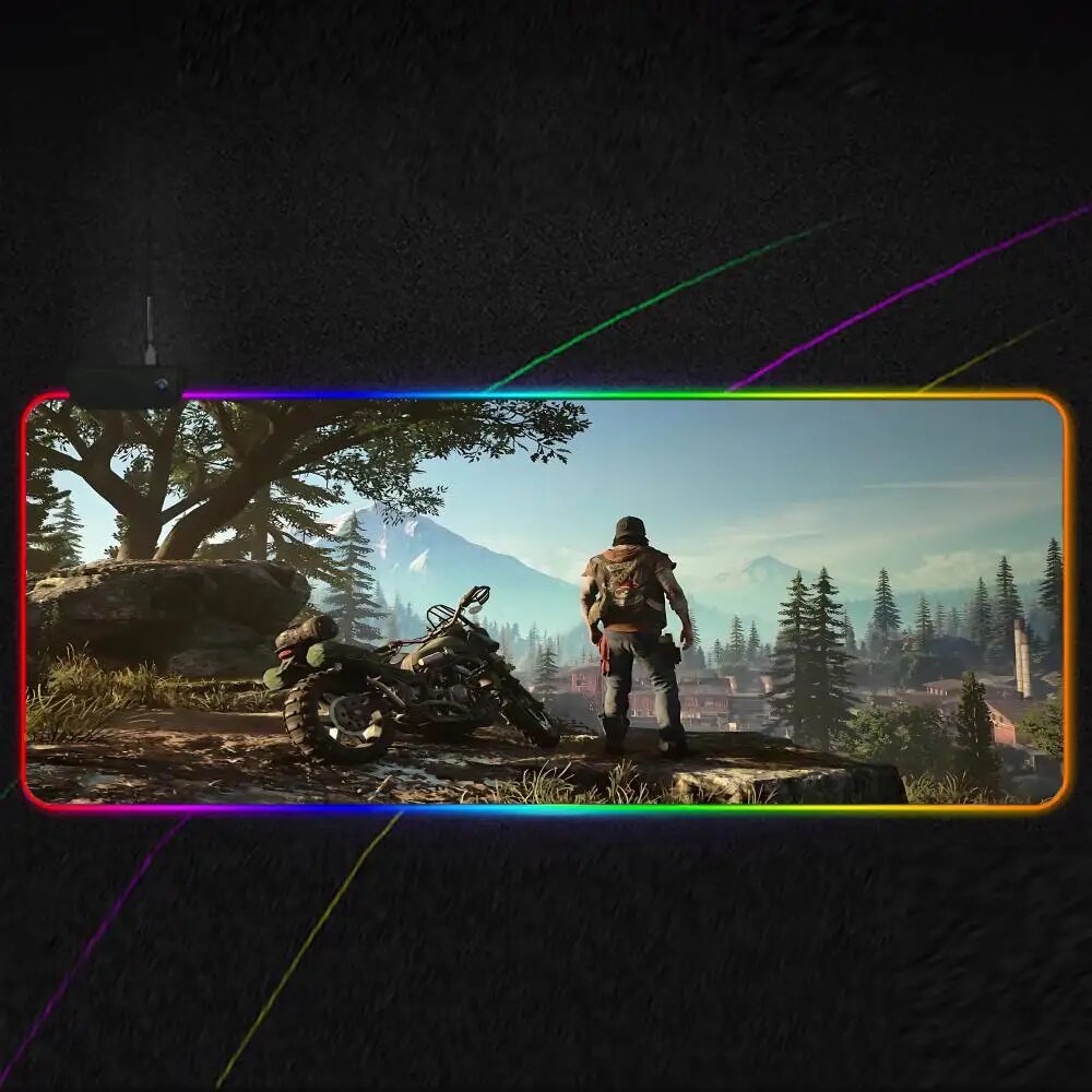 Коврик для мыши Days Gone RGB 700x400x4mm, черный