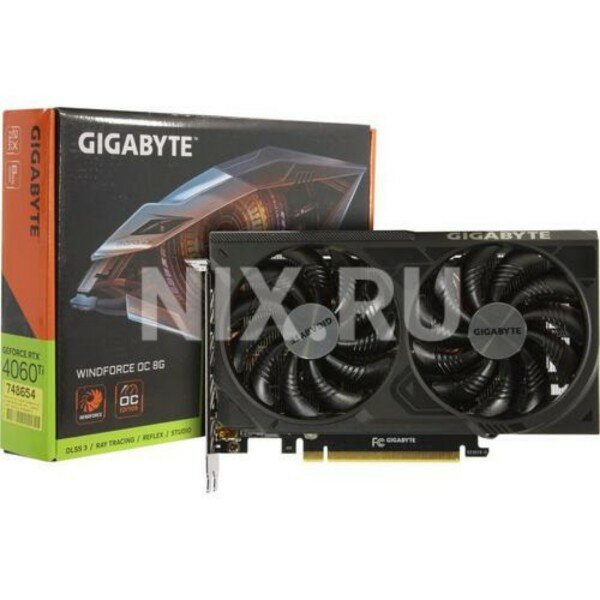 Видеокарта Gigabyte RTX 5060 GV-N5060WF2OC-8GD 1.0 NV RTX 5060 8Gb 128bit GDDR7 2512/28000/HDMIx1/DP PCI-E 5.0