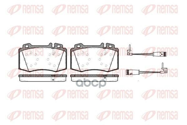 769 02 колодки дисковые п MB W220/W211 02> Remsa арт. 076902