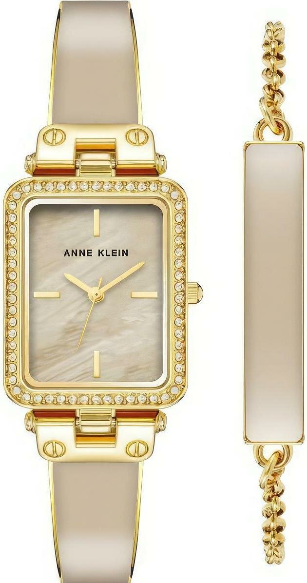Наручные часы ANNE KLEIN, бежевый — фото 1