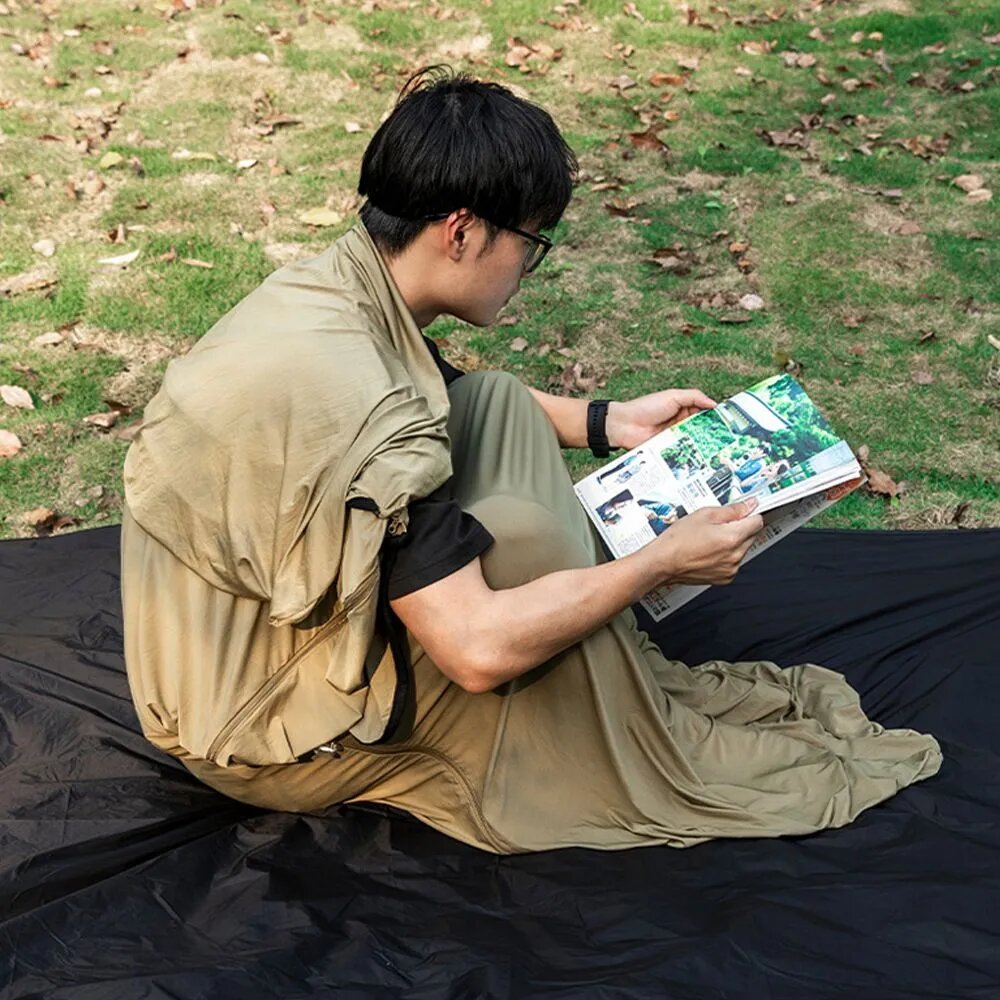 Спальный мешок для туризма серый Koala Sleeping Bag Extreme Elasticity — фото 1