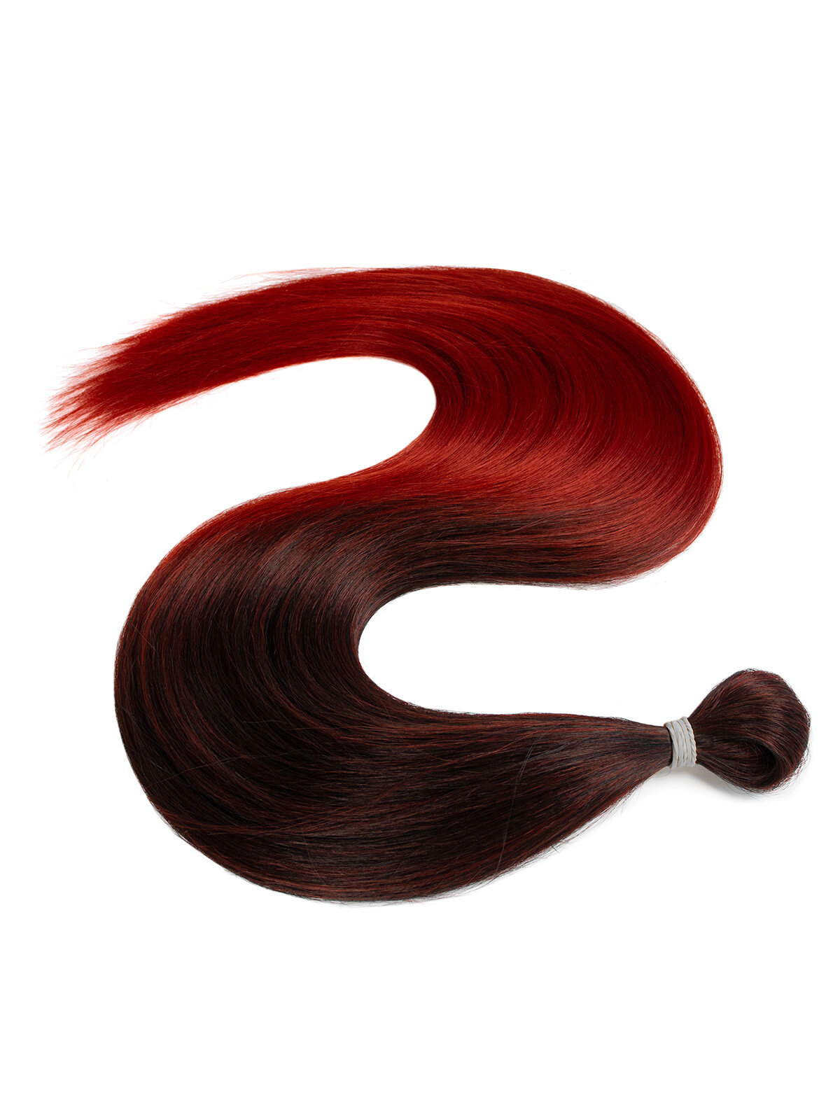Hairshop Биопротеин для наращивания Вандер Lady in Red 80гр 70см (черно-красный)