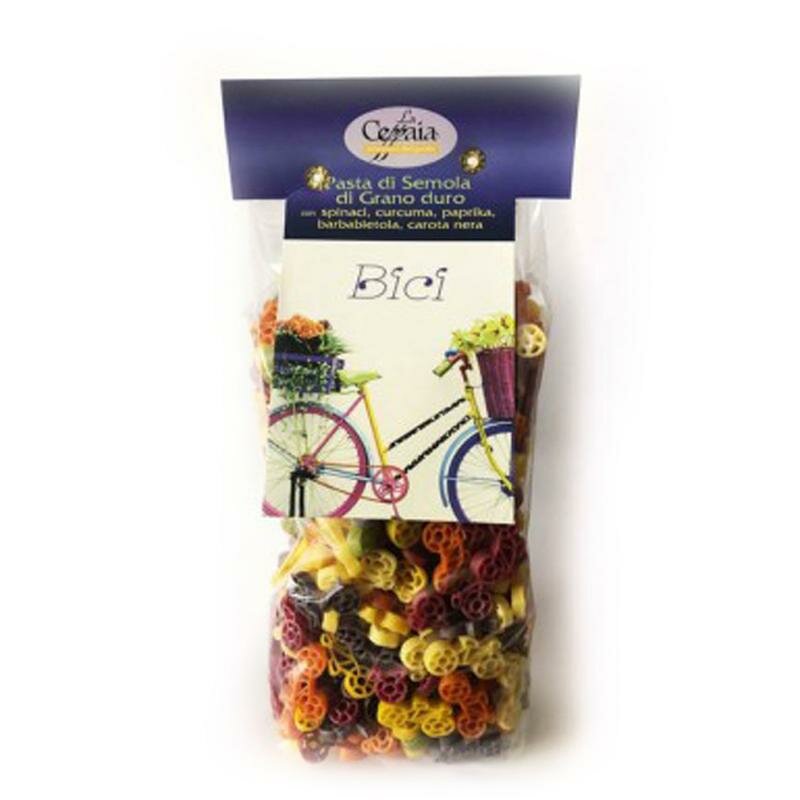 Велосипеды мультиколор из твердых сортов пшеницы ручной работы La Novella 500 г