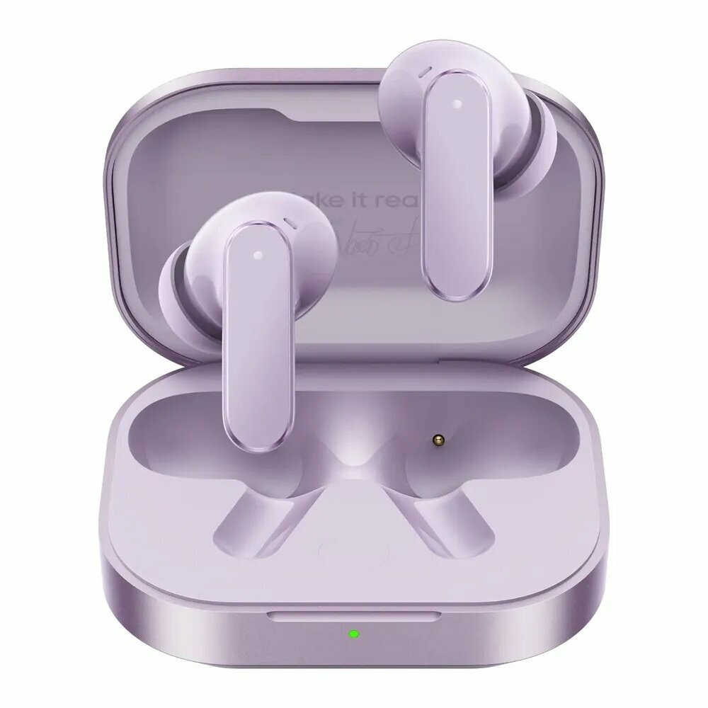 Realme Наушники беспроводные с микрофоном realme Buds Air 8, Bluetooth, USB Type-C, фиолетовый