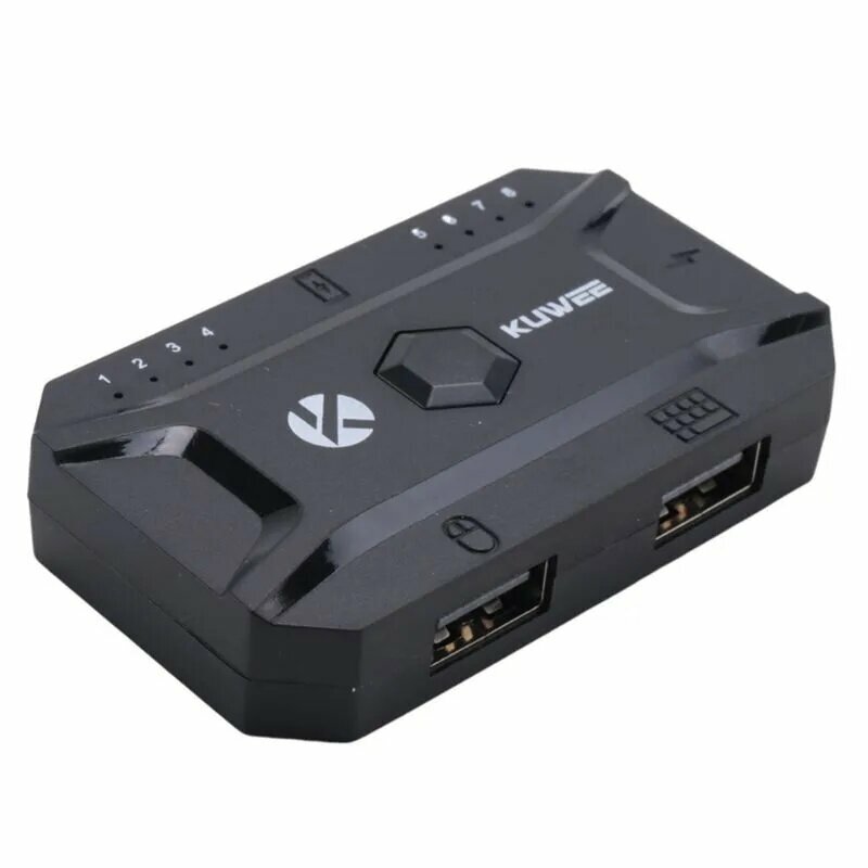 (T W Y H) Bluetooth Hub USB 5.0 Converter Проводная клавиатура и мышь совместим с беспроводного адаптера концентратора Поддержка 8 устройств планшетов, ноутбуков, мобильных