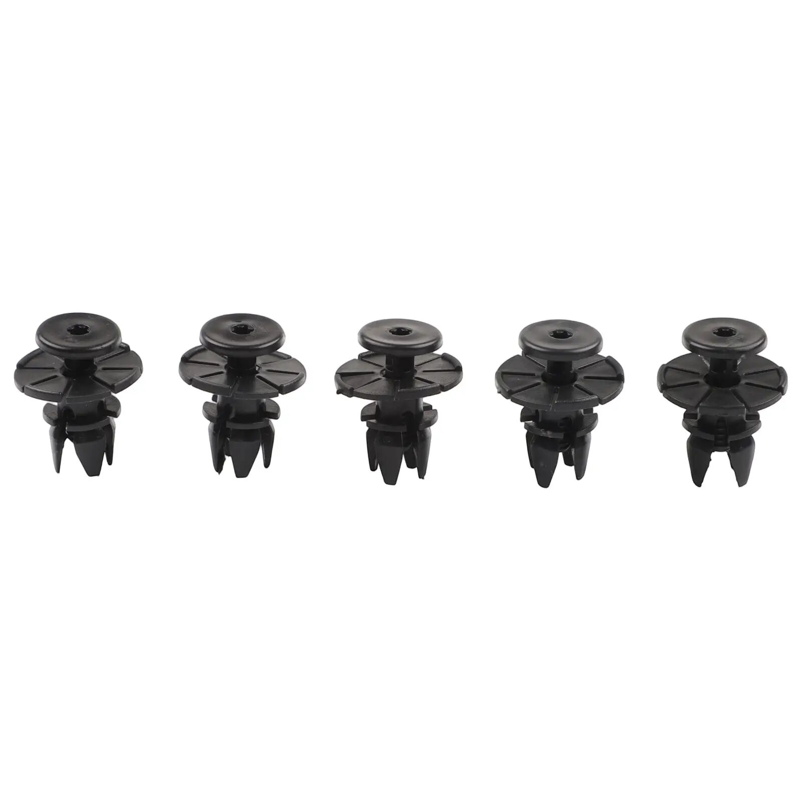 Зажим-прокладка Зажим для салона автомобиля Винт для бокового порога Юбка-прокладка 20 пар 27 мм Черный дверной крепеж для BMW серии 5 и 6