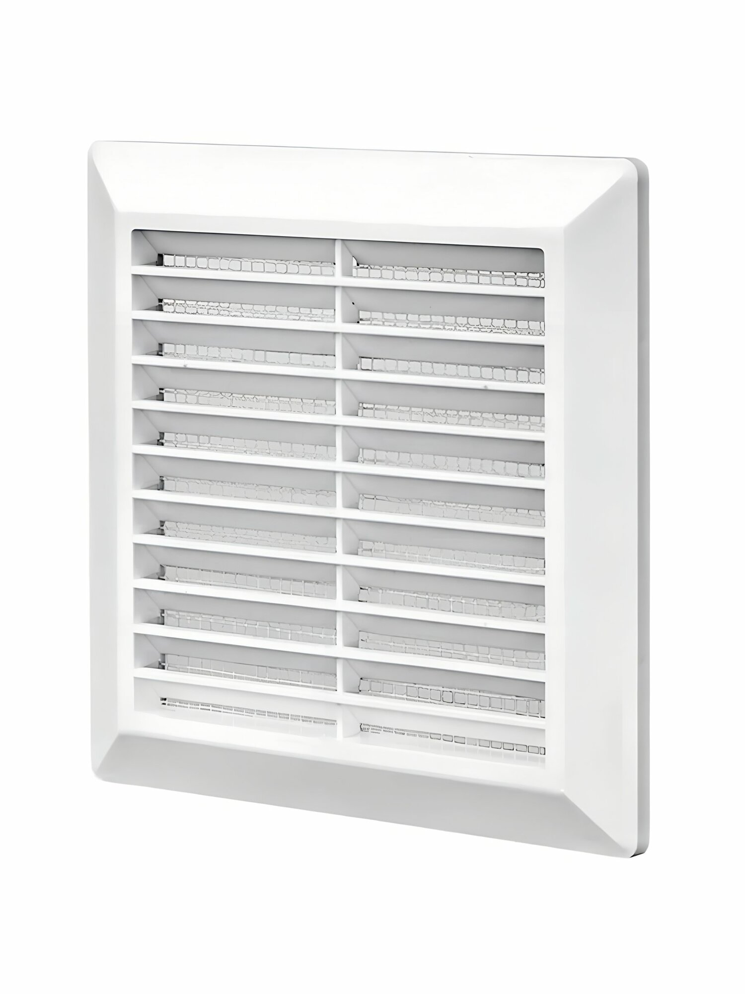 Решетка вентиляционная пластик, разъемная, 190х190 мм, с сеткой, Event, Э1919Р