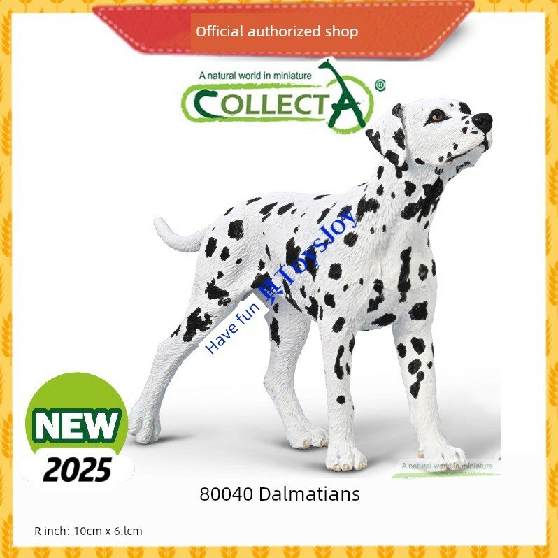 CollectA Коллекционная модель животного: Далматинец, мини-фигурка, пятнистая игрушка для домашних животных