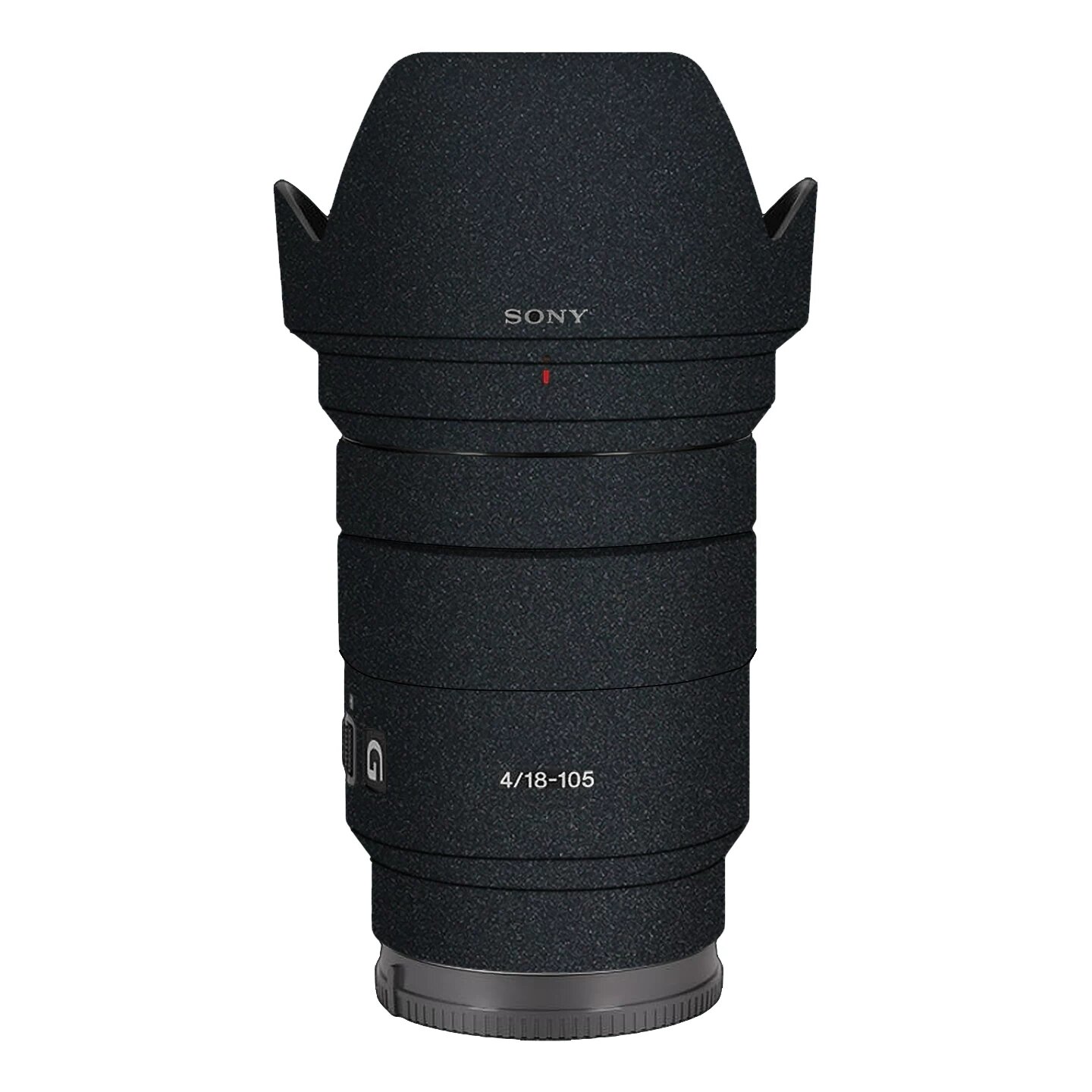 Защитная пленка для объектива Sony E PZ 18-105mm F4 с матовым черным узором Звезда - 1 шт