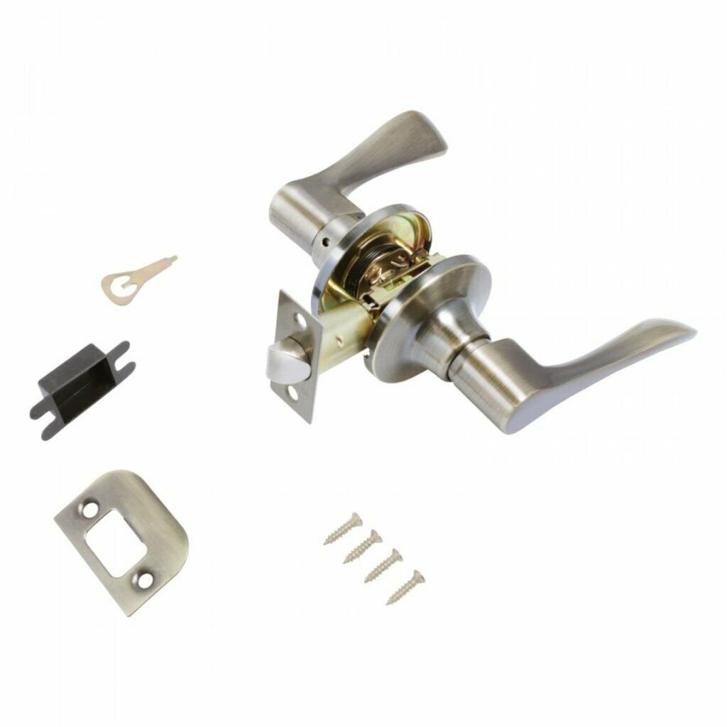 Защелка врезная, Стандарт, 8531 PS AB, 13406, пустая, бронза