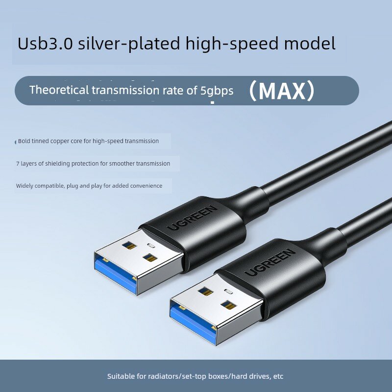 Двухсторонний кабель Greenlink USB 3.0 с двумя разъемами (штекер-штекер) для передачи данных, корпуса для мобильного