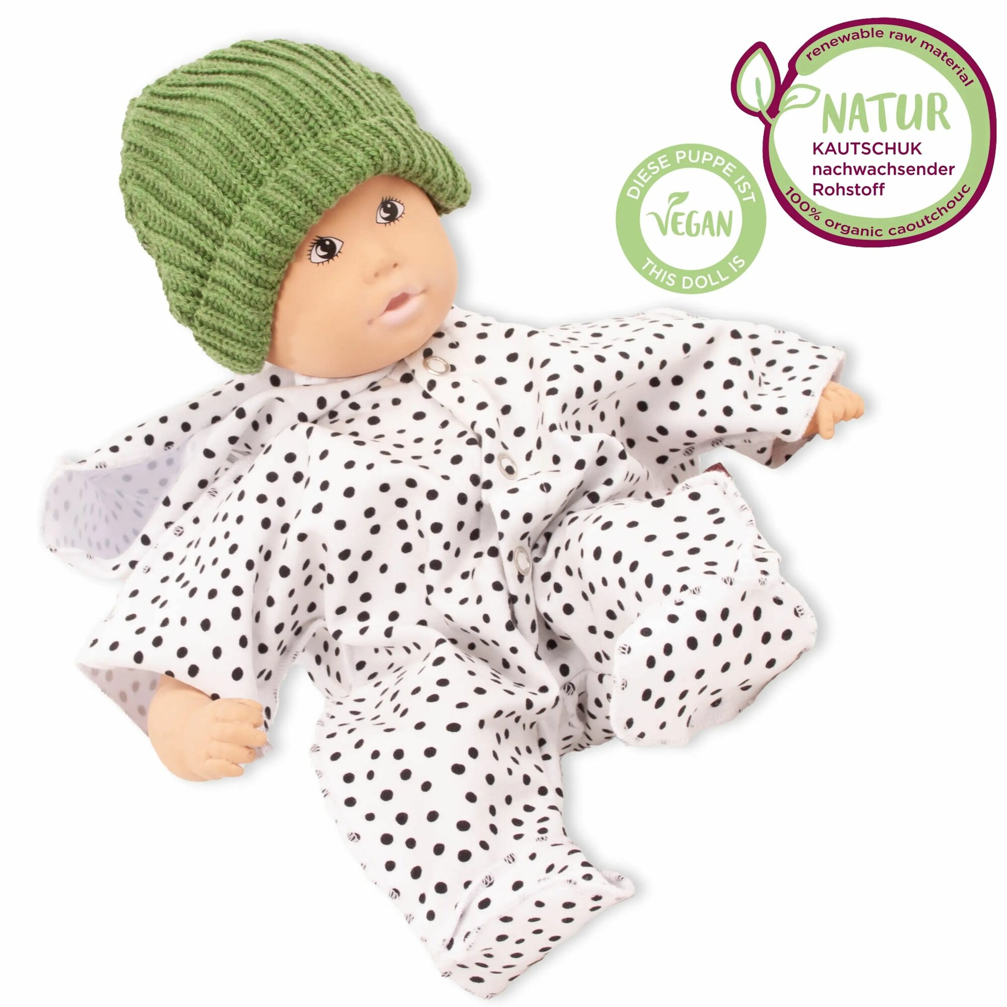 Кукла-пупс Gotz Baby Pure Cosy Lina Kiwi - Кукла мягкая в комбинезоне, 33 см - 2333016