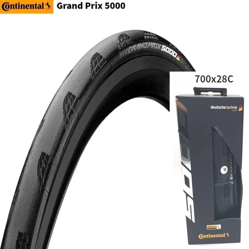 Continental Grand Prix 5000 700x28C, черные