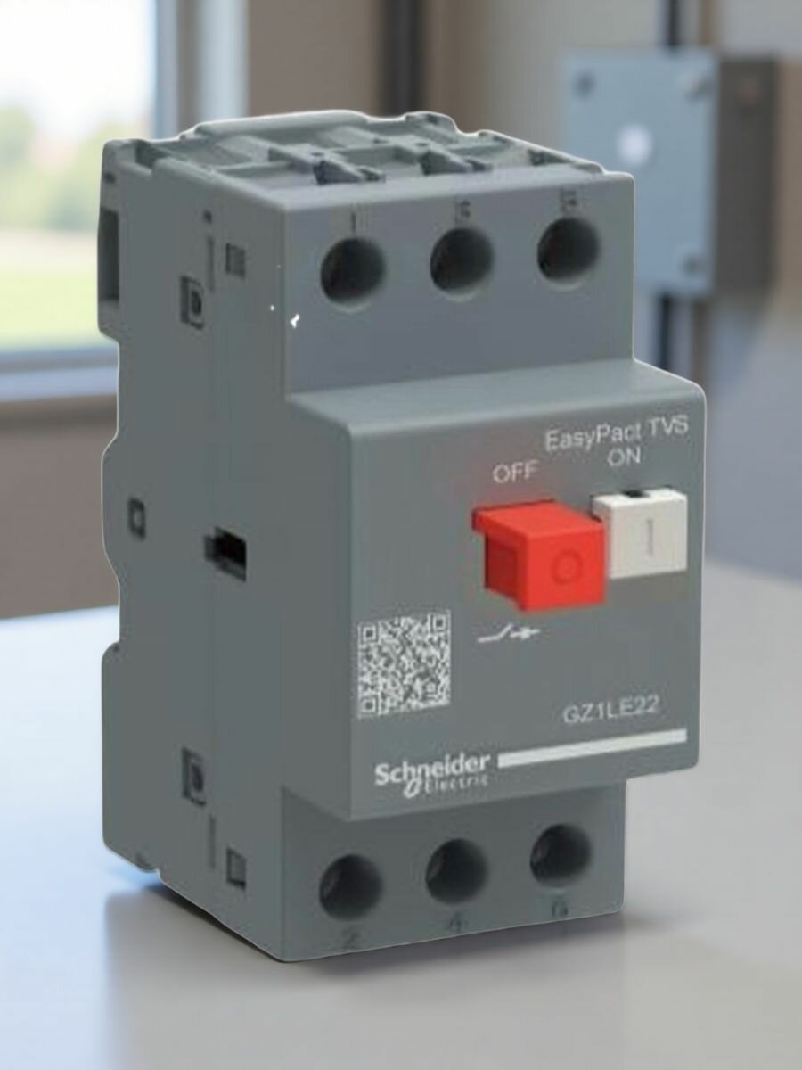 Выключатель автоматический магн расцепитель 1,6A GZ1LE06 Schneider Electric