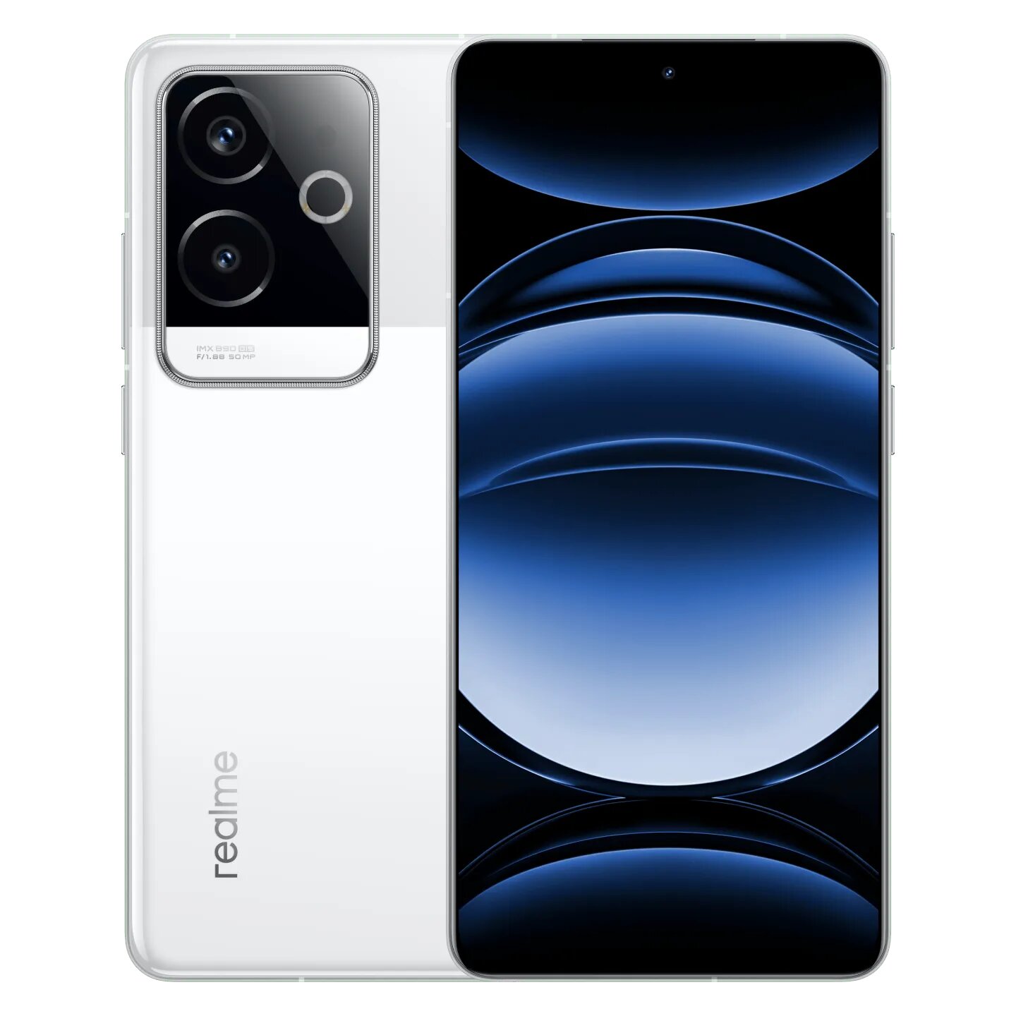 Смартфон Realme GT 6, 12/256ГБ, белый/ разбит корпус, Б/У
