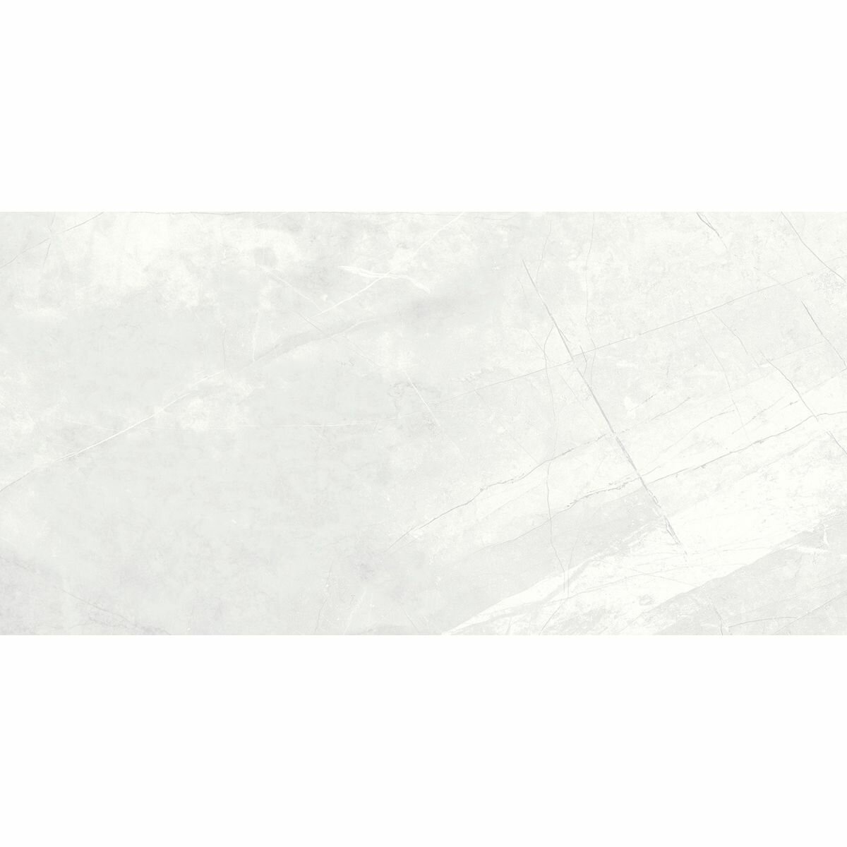 Керамическая плитка Laparet (Лапарет) Пульпис бианко 40х80 см глянцевая обрезная, 48042R