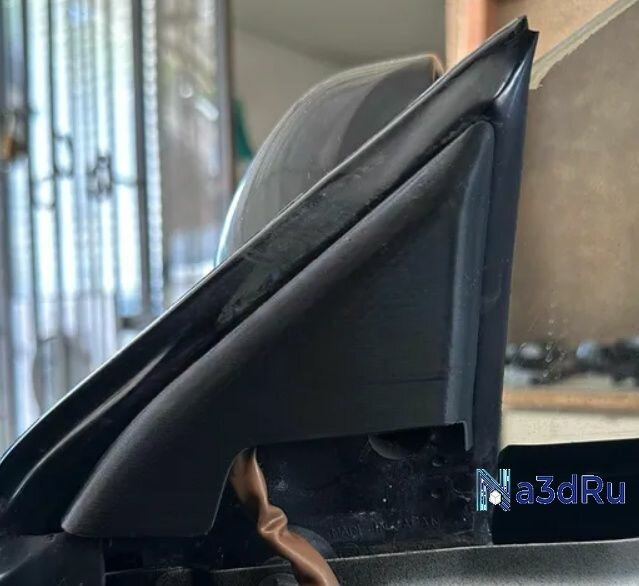 Левая+правая треугольная накладка двери Subaru Impreza GC8 / Субару Импреза 1992 2000 3D-печать
