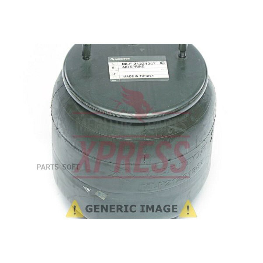 MERITOR MLF8106 пневмоподушка со стак.+плита !2шп. M12 смещ.25 1отв-шт. M22 Поршень пластик \BPW