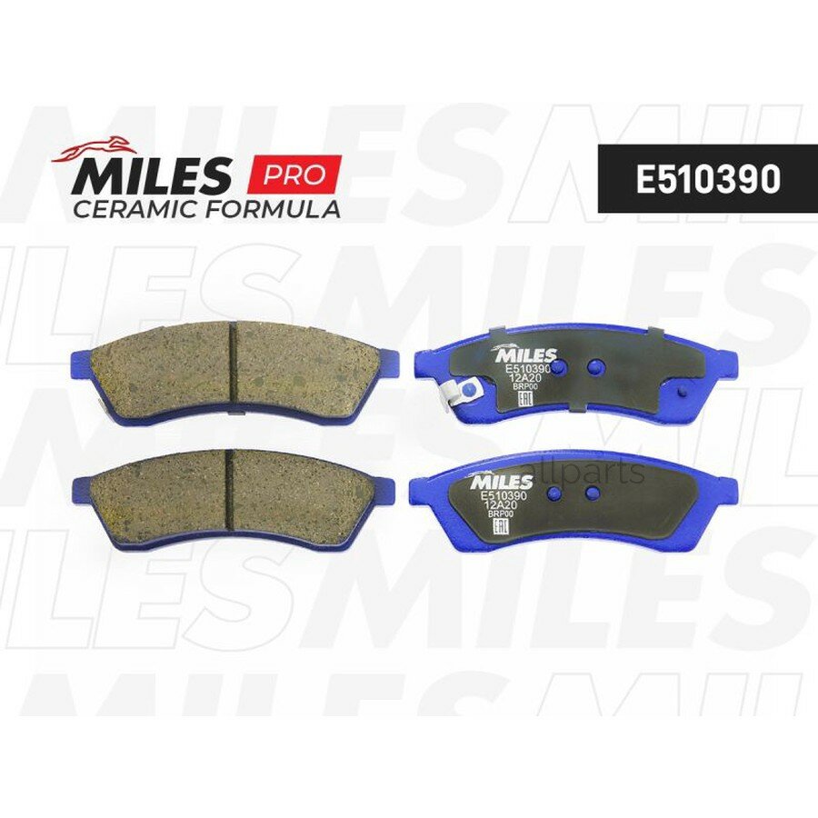 MILES E510390 Колодки тормозные CHEVROLET EPICA 06- задние Ceramic