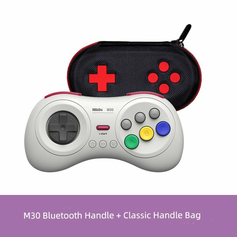 Беспроводной игровой контроллер 8BitDo M30 Bluetooth для файтингов, с шестью кнопками, функцией быстрого огня,