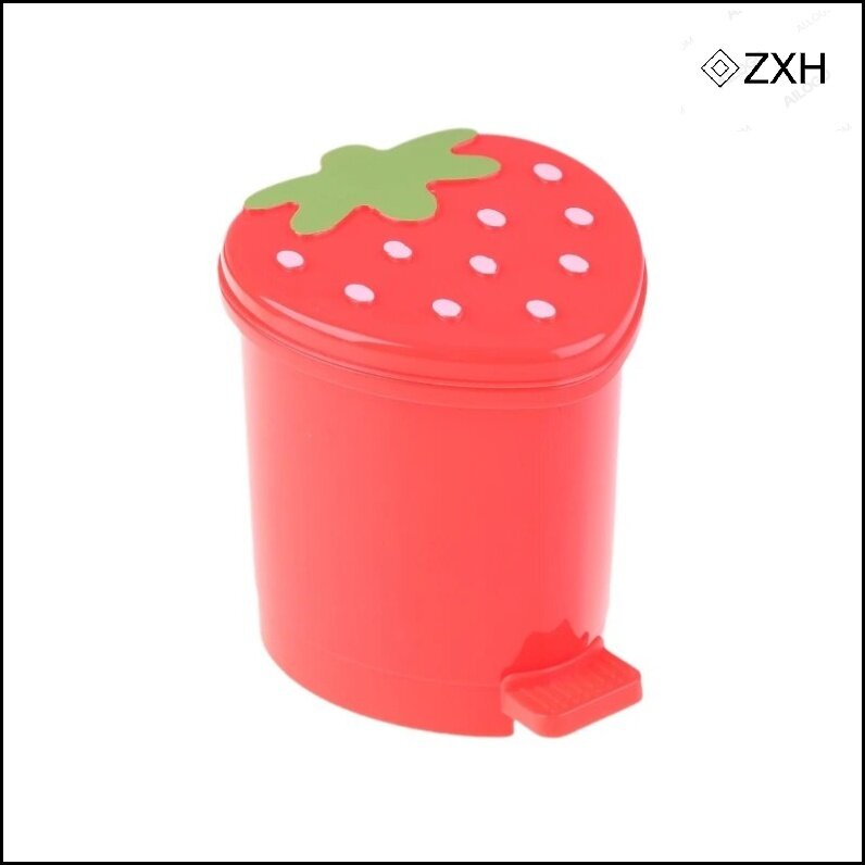 Мусорное ведро OOTDTY в форме клубники, Mini, Красный