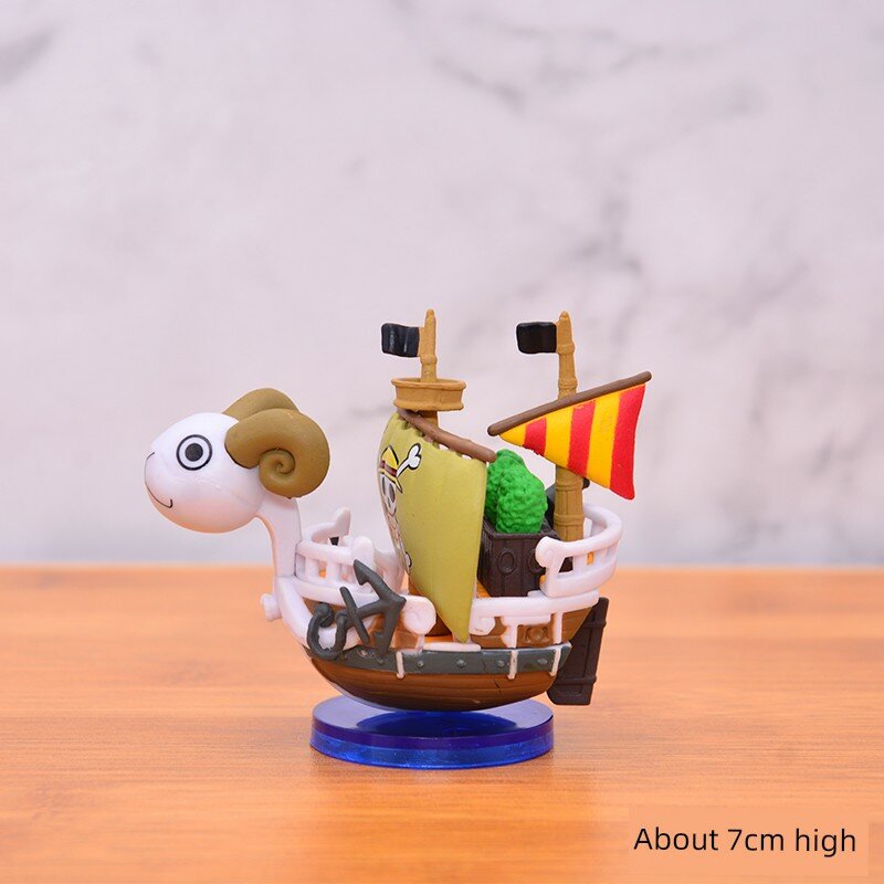 Фигурка Луффи из One Piece, Thousand Sunny, Merry, модель-украшение, подарок на День защиты детей, сувенир Счастливый