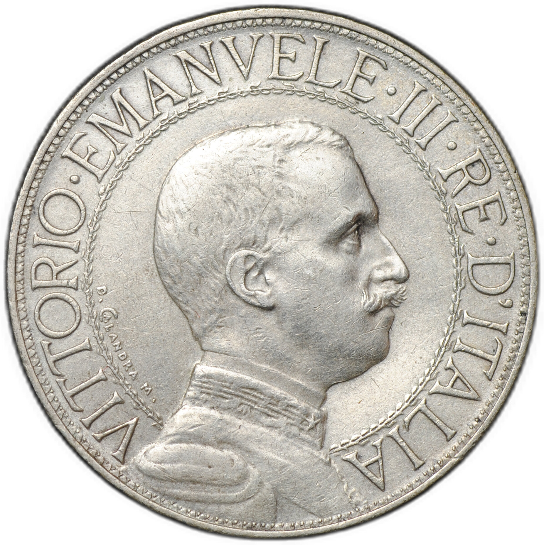Монета 2 лиры 1912 Италия