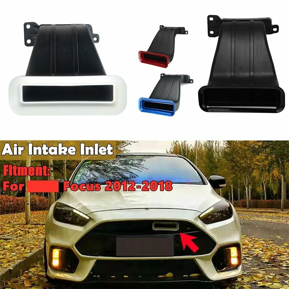Обширный-Для Focus Air Inlet Tuyere Intake Hatchback 4D Sedan 5D MK3 MK3.5 Модификация автомобиля 2012-2018 Красный