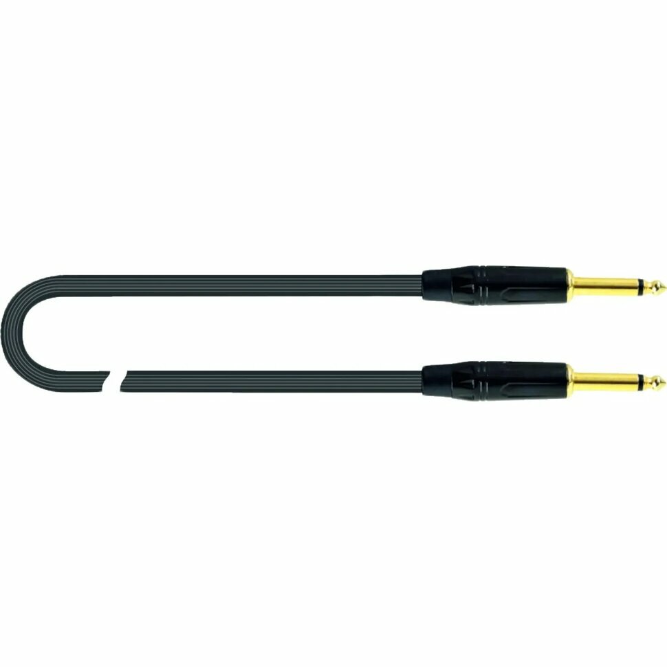 Кабель Quik Lok JUST JJ 3, инструментальный, 3м, Mono Jack черн (JUST JJ 3), 1592639