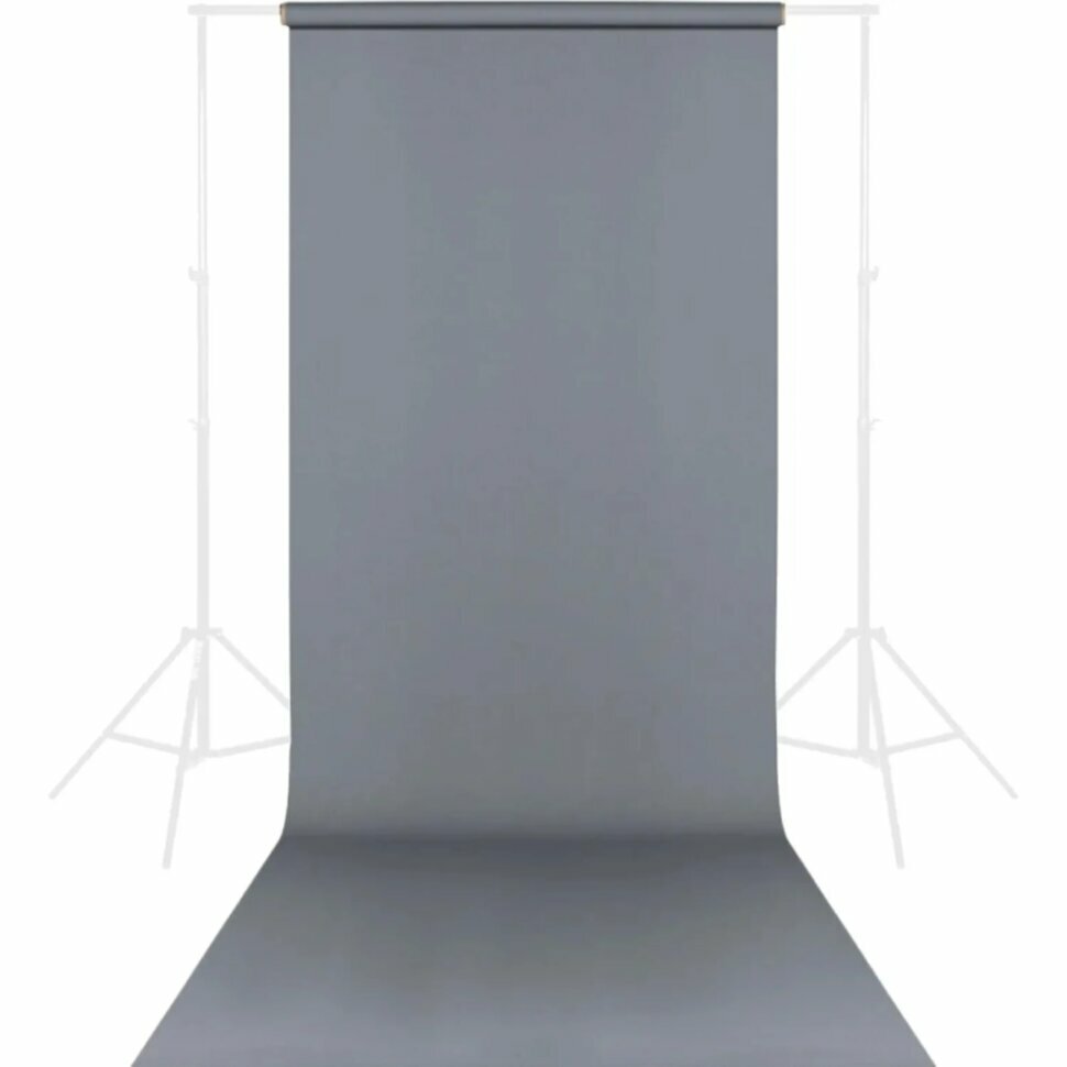 Фон бумажный Raylab 031 Storm Grey темно-серый 1,35х6м, 2199658