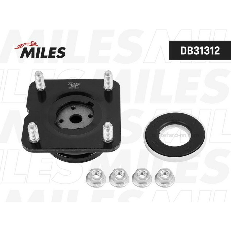 MILES DB31312 Опора амортизатора MAZDA CX-7/CX-9 07 пер. (с подшипником)