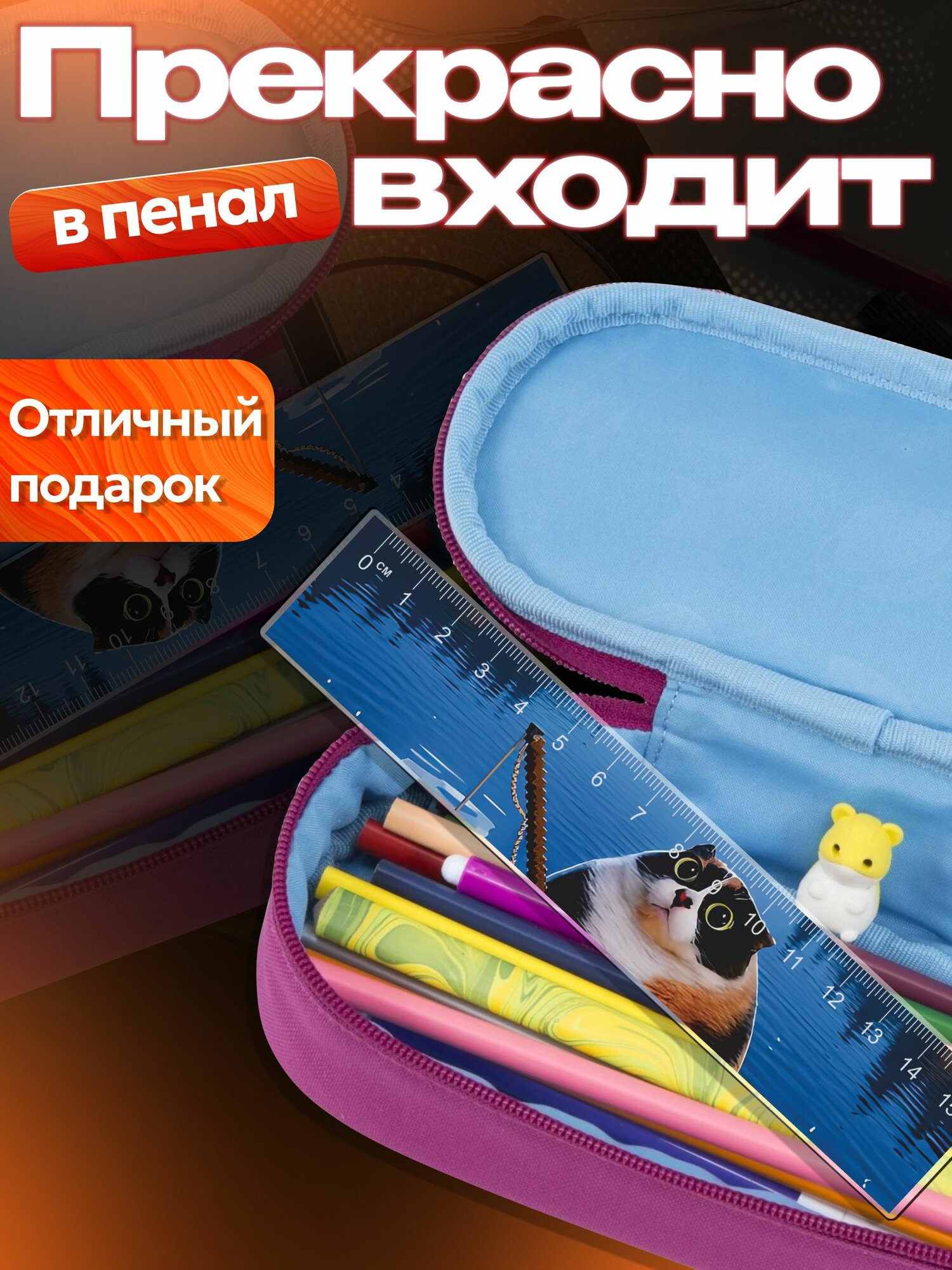 Линейка Котость мем — фото 1