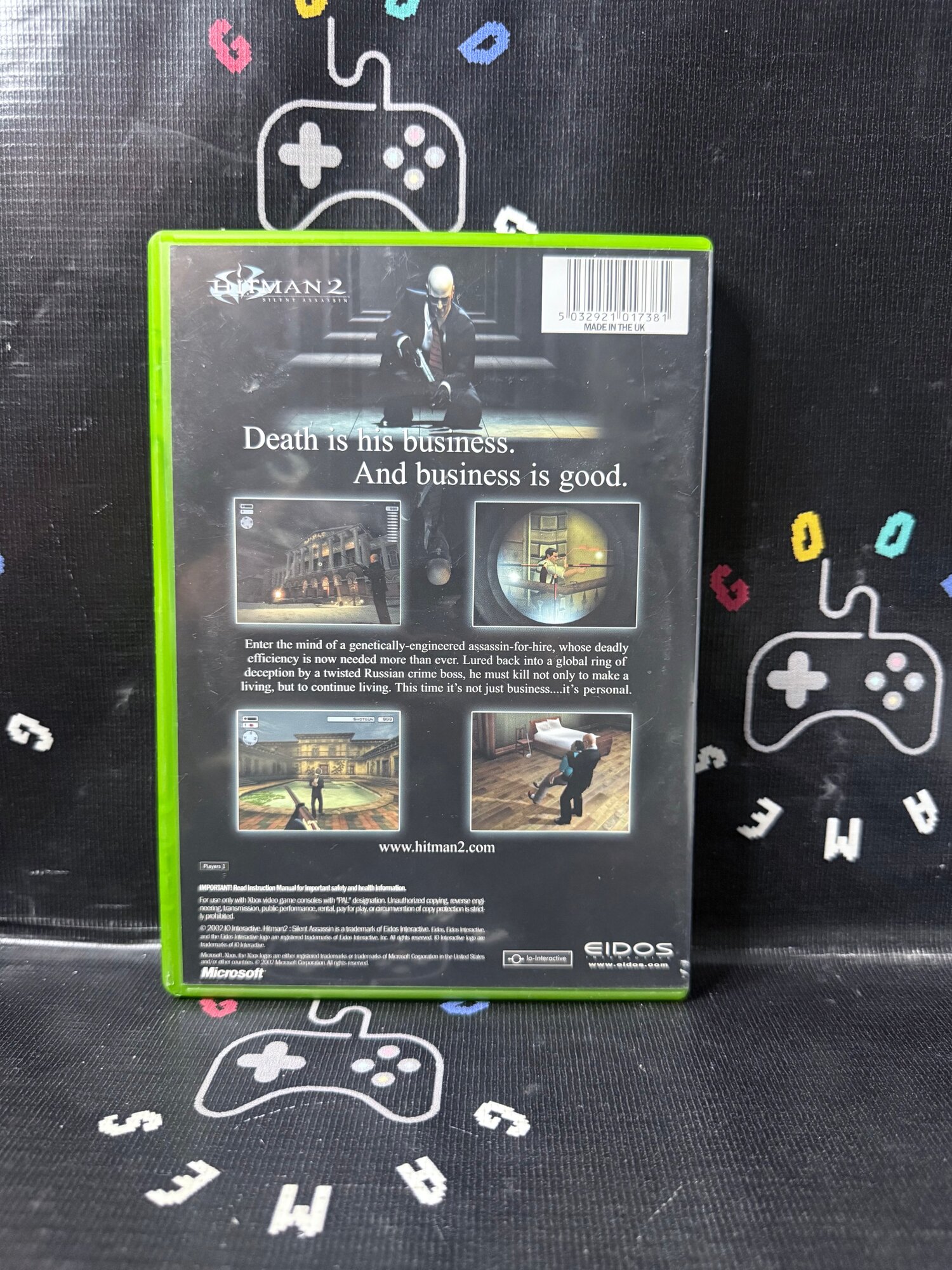 Игра Hitman 2 silent assasin xbox — фото 1