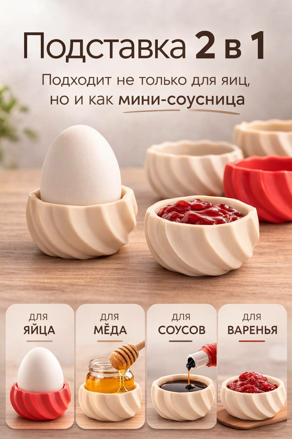 Мини соусница из Pla пластика