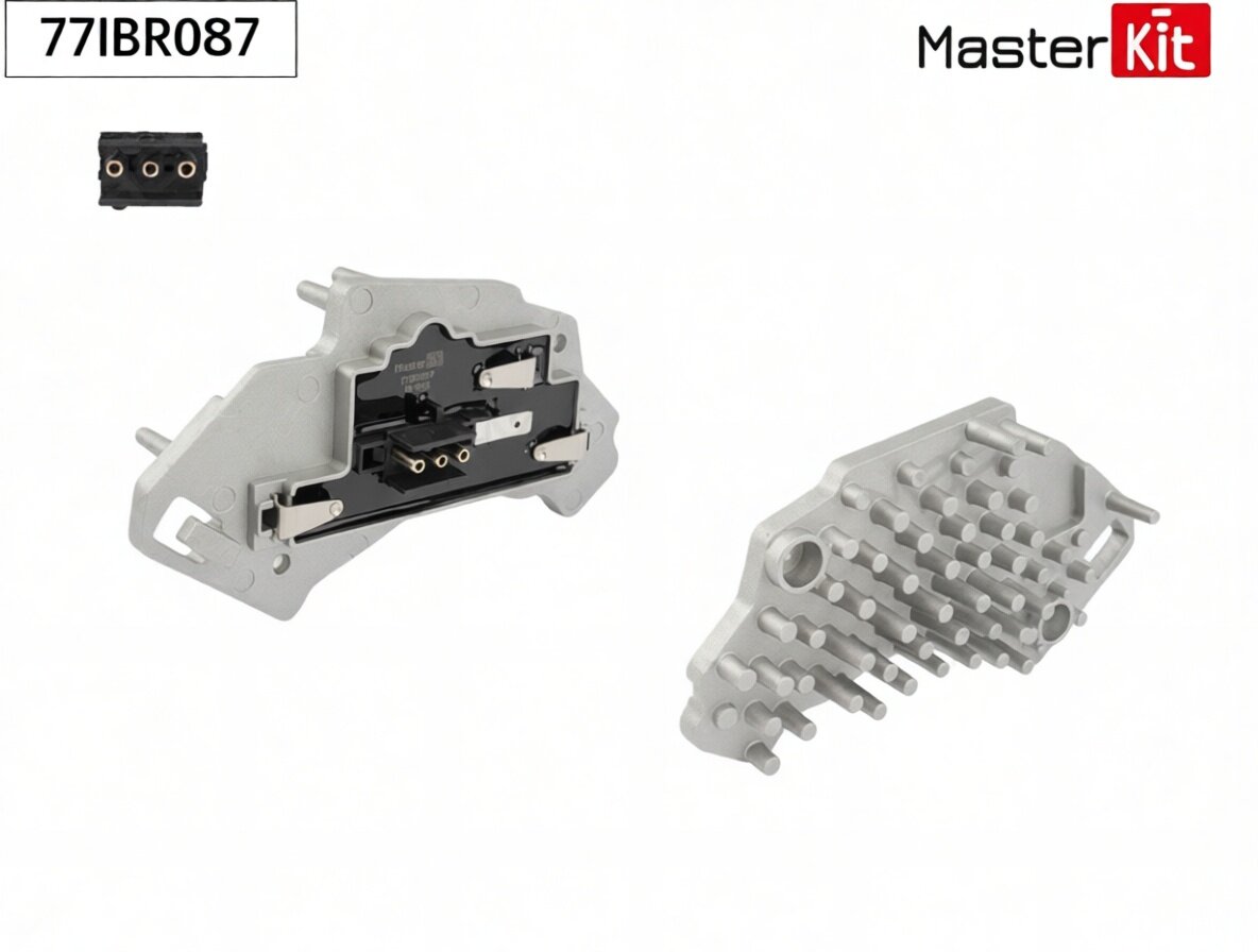 Резистор вентилятора Mercedes-Benz E-CLASS (W210) 1995 - 2003 77IBR087 MasterKit арт. 77IBR087