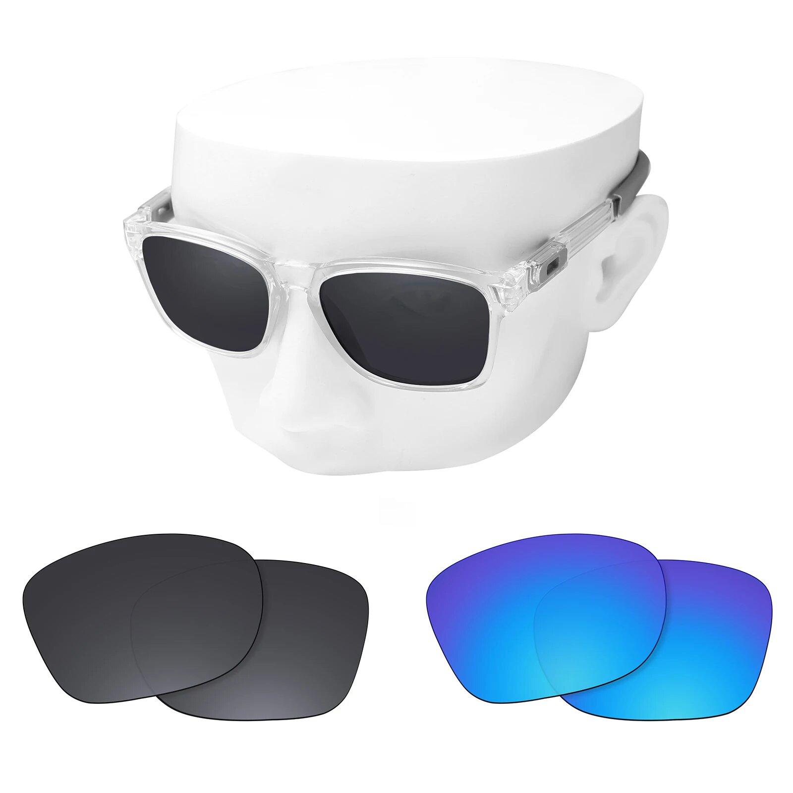 Oakley Catalyst OO9272, линзы Black-Blue, белая оправа