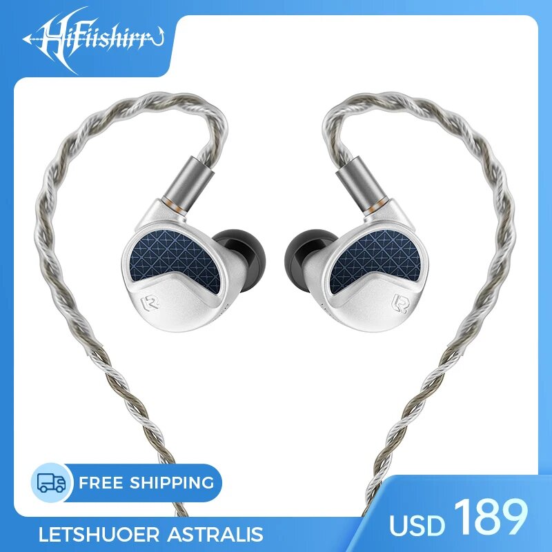 LETSHUOER Astralis HiFi проводные наушники-вкладыши