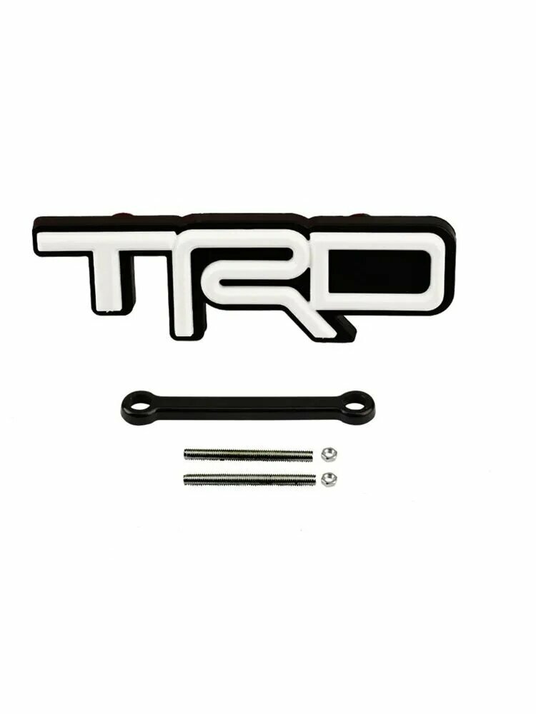 Новый цвет Логотип TRD logo, Значок передней решетки с болтом Toyota Tundra 4runner Camry Tacoma Sequoia REIZ