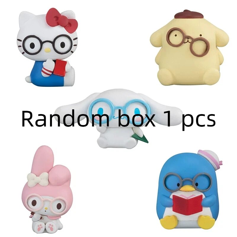 Коллекционная фигурка Sanrio Kitty в очках, сюрприз Random box 1 pcs