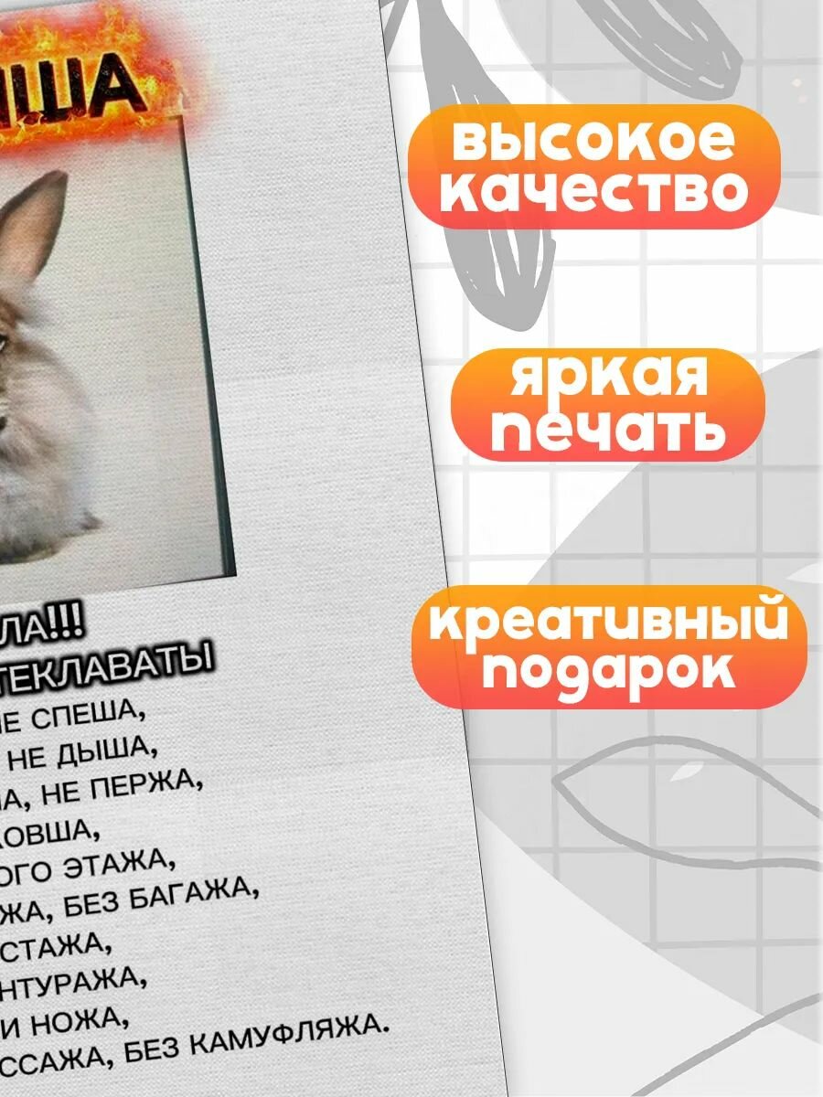 Картина на стену Черемша мем, на подрамнике, 1шт, 55х38 размер. — фото 1