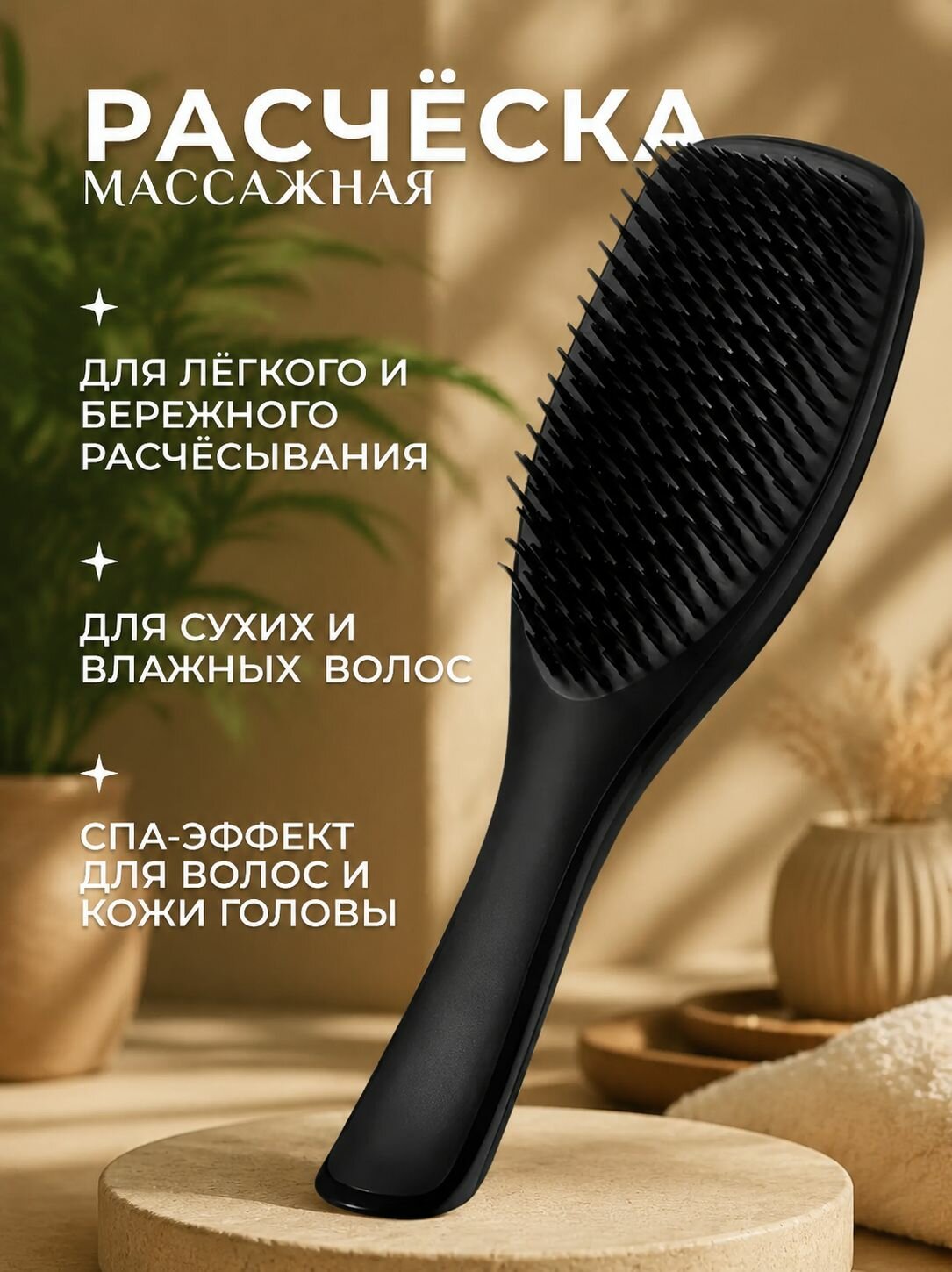 Расческа для волос массажная брашинг